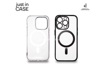 JUST IN CASE 2u1 Extra case MAG MIX paket crni za iPhone 14 Pro