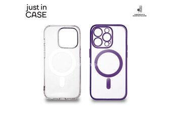 JUST IN CASE 2u1 Extra case MAG MIX paket ljubičasti za iPhone 14 Pro