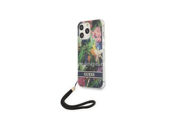 GUESS Futrola za iPhone 13 Pro/ plava Flower Strap