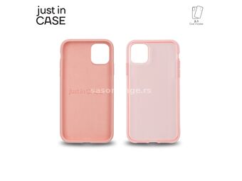 JUST IN CASE 2u1 Extra case MIX paket pink za iPhone 11