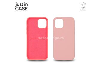 JUST IN CASE 2u1 Extra case MIX PLUS paket pink za iPhone 12