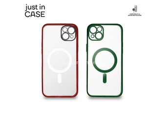 JUST IN CASE 2u1 Extra case MAG MIX paket zeleno-crveni za iPhone 14 Plus