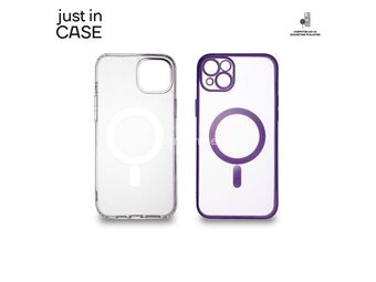 JUST IN CASE 2u1 Extra case MAG MIX paket ljubičasti za iPhone 14 Plus