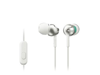 SONY Bubice sa mikrofonom MDR-EX110APW/ bela