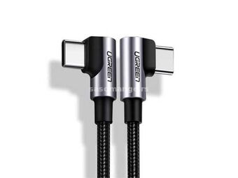 UGREEN USB kabl US323 USB Tip C na USB Tip C/ crna