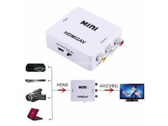 VELTEH Adapter HDMI na AV/ KT-HD2RC.01