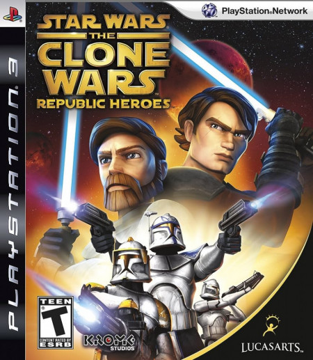 PS3 Star Wars The Clone Wars Republic Heroes - Korišćeno