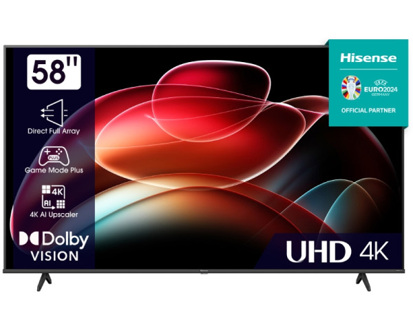 HISENSE 58'' 58A6K LED 4K UHD Smart TV