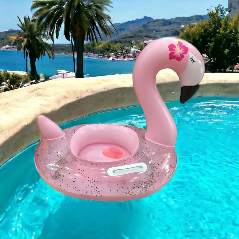 Guma za plivanje Roze FLAMINGO