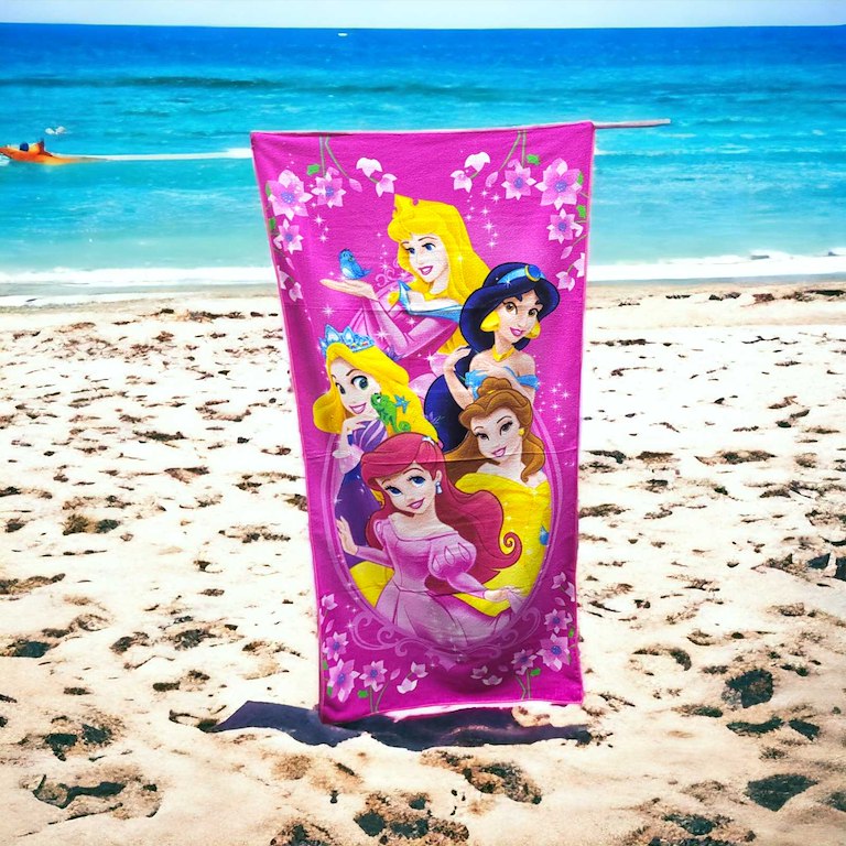 Dečiji peškir za plažu – Diznijeve princeze M2 – 70×140