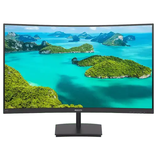 PHILIPS Zakrivljeni monitor 23.6" 241E1SC/00 VA crni