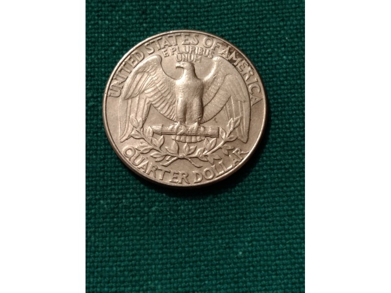 1/4 dolara 1989d SAD