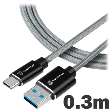 TACTICAL FAST ROPE KABL ZA PUNJENJE - USB-A/USB-C - 0.3M