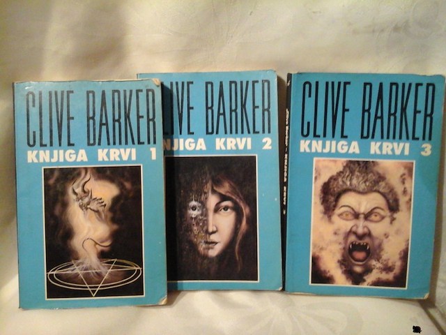 Knjiga krvi 1, 2 i 3  Clive  Barker Klajv Berker