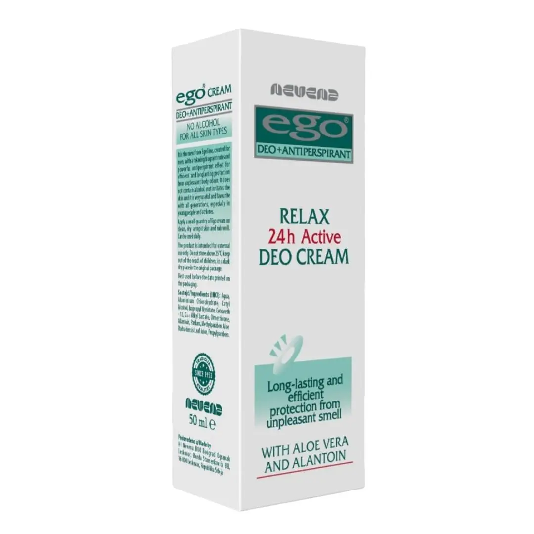 NEVENA Antibakterijska i Antiperspirant krema Ego Deo Relax 50ml