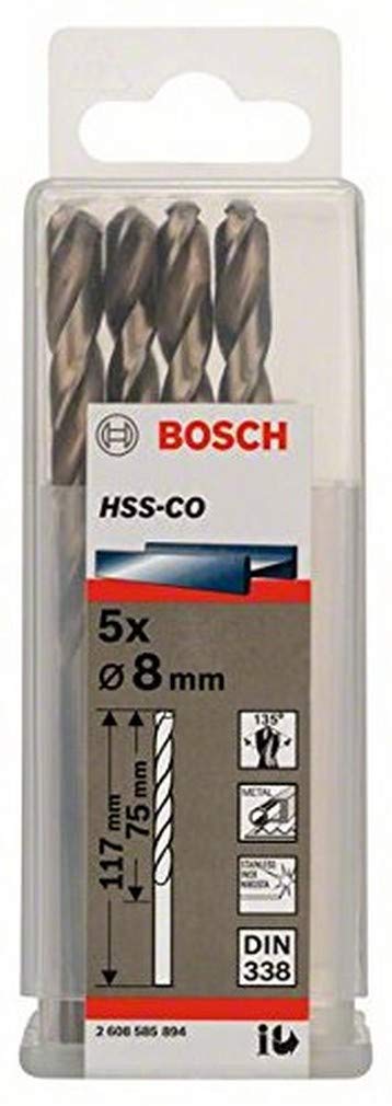 Bosch burgija za metal HSS-Co, DIN 338 8 mm, 2608585894, 1 komad