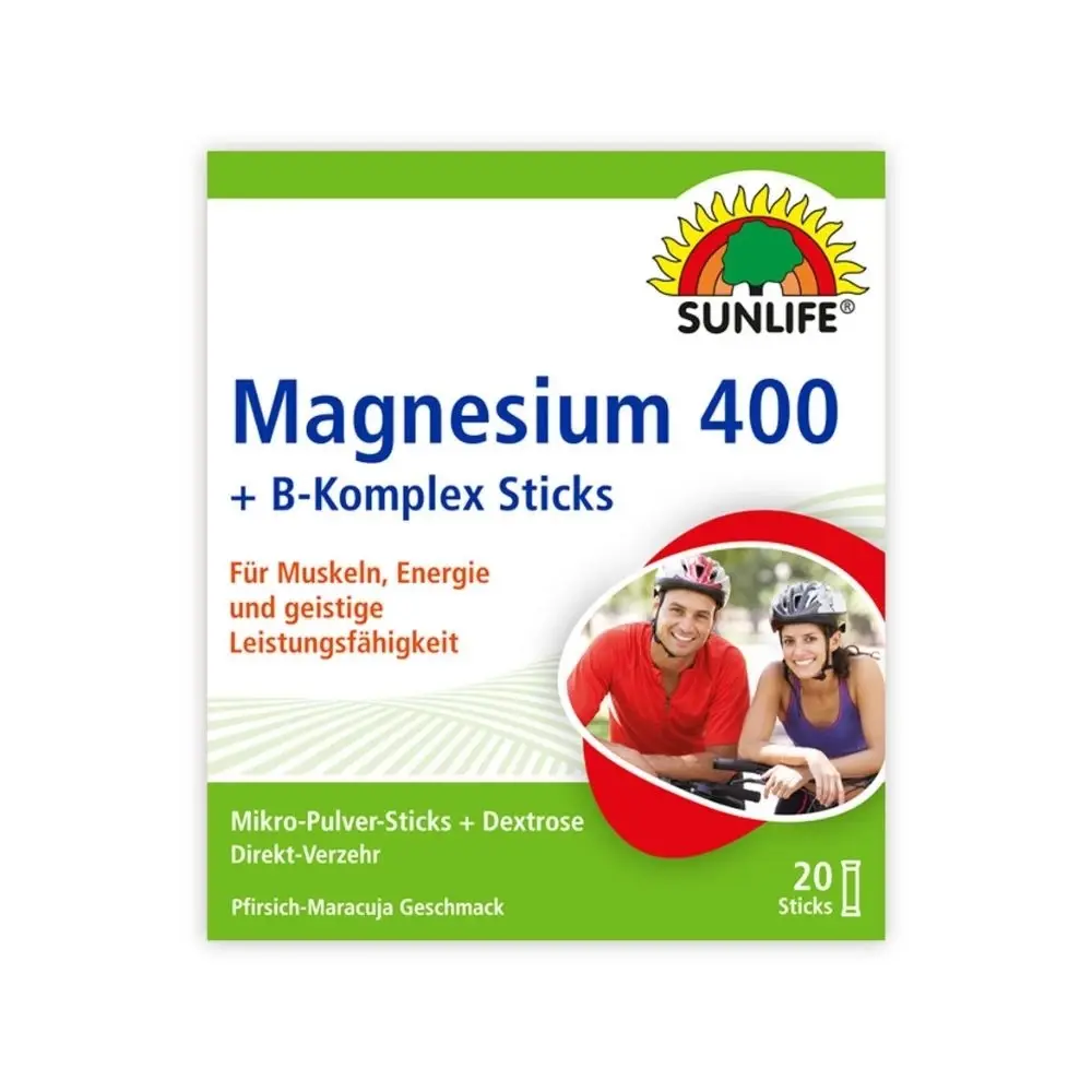 SUNLIFE Magnezijum 400 + B Kompleks 20/1