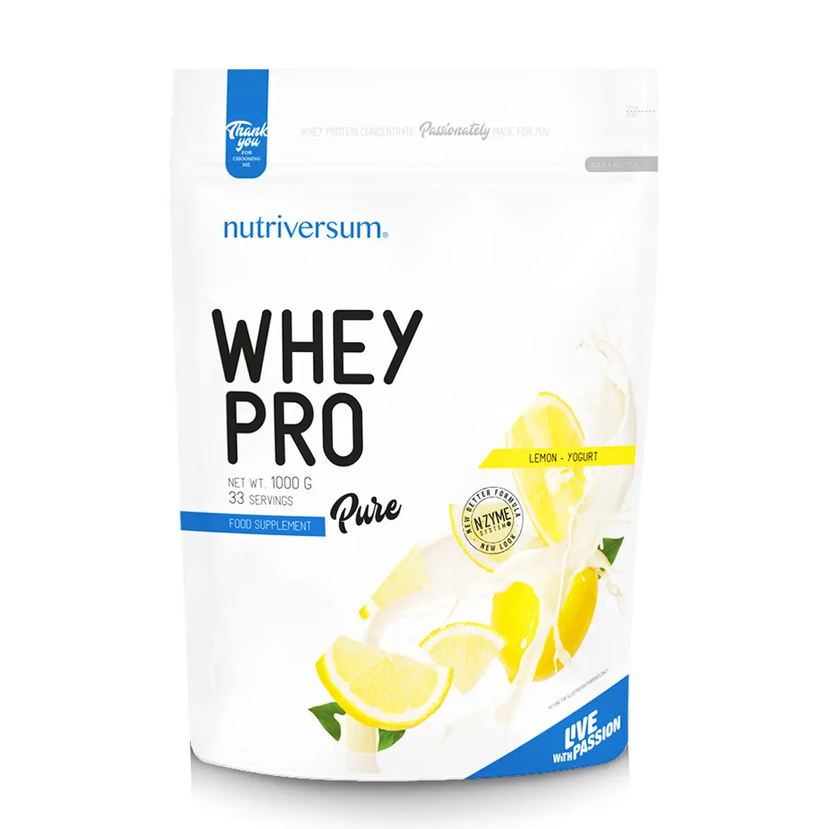 NUTRIVERSUM Whey Pro protein limun-jogurt 1kg
