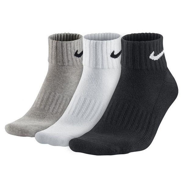 NIKE CARAPE 3PPK VALUE COTTON QUARTER (S M)