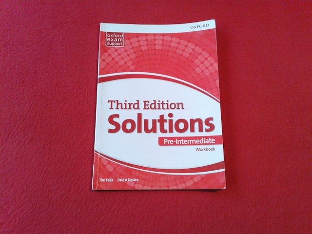 Solutions Pre-intermediate (radna sveska) 3rd edition