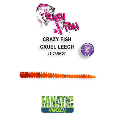 Cruel Leech 2.2"-55mm Crazy Fish