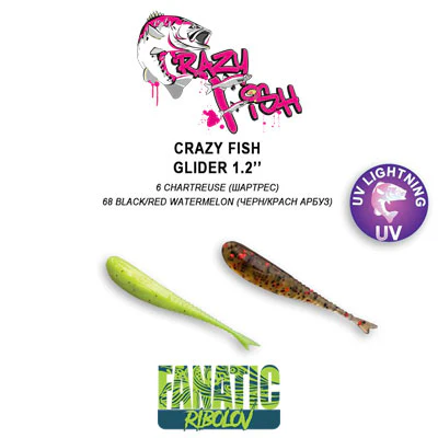 Glider 1.2"-30mm Crazy Fish