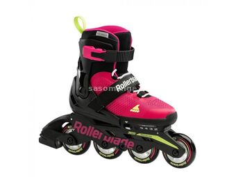 ROLLERBLADE Roleri deciji microblade pink-light green velicina 28-32