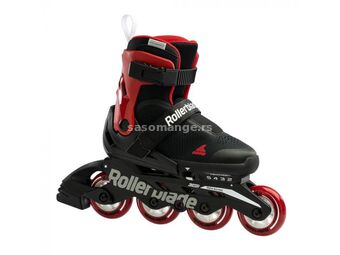 ROLLERBLADE Roleri deciji microblade free black-red velicina 33-36.5