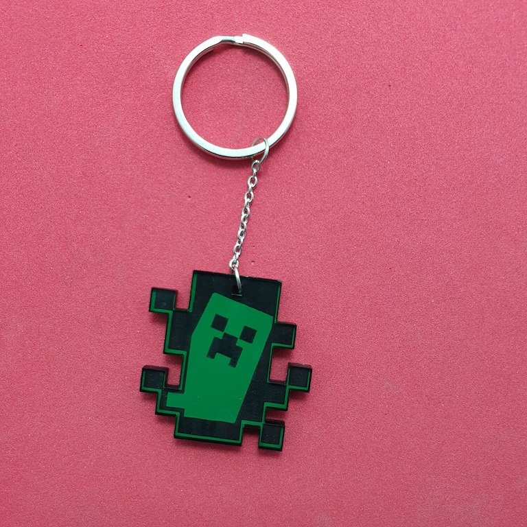 Minecraft Creeper privezak