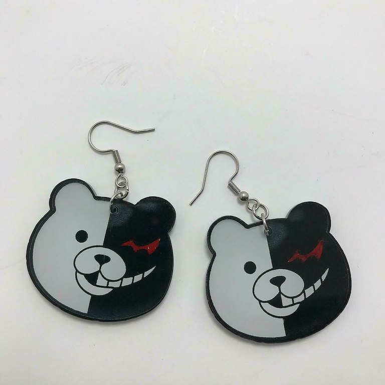 Monokuma Bear - Danganronpa minđuše