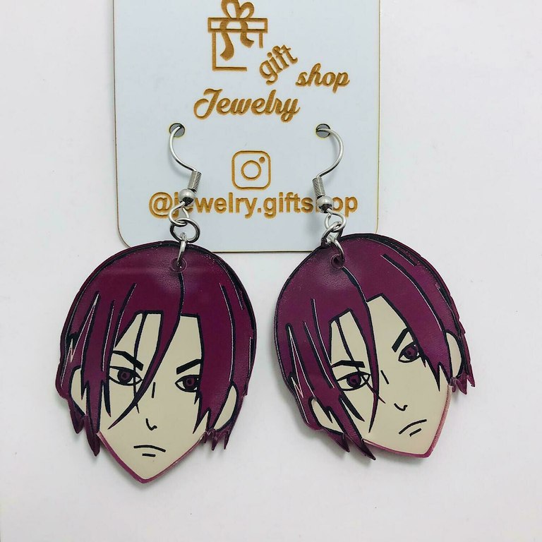 Rin Matsuoka - Free! minđuše