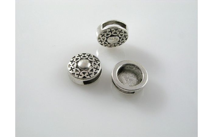 Metalna perla u boji anrtik srebra ( MKOK-R134AS )