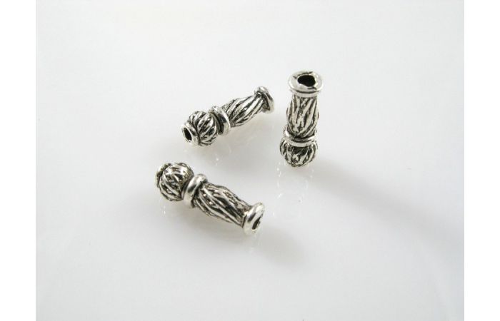 Metalna perla u boji anrtik srebra ( MKOK-R130AS )