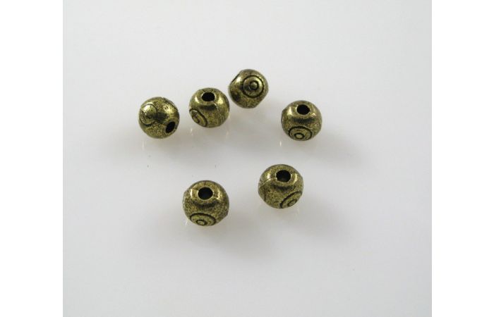 Metalna perla u boji anrtik bronze ( MKOK-R109AM )