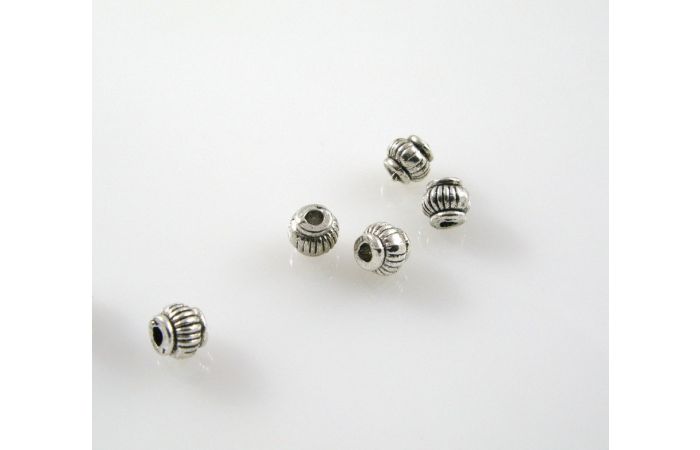 Metalna perla u boji anrtik srebra ( MKOK-R101AS )