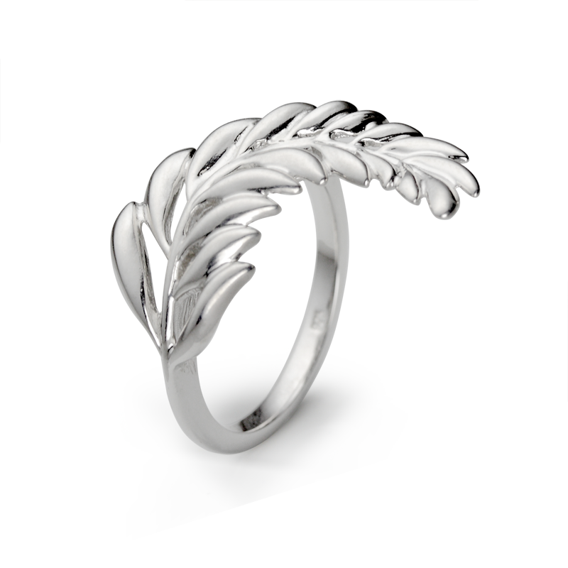 Prsten, Srebro, Lencia, Design, Tina Maze - Silver Fern, 52010419