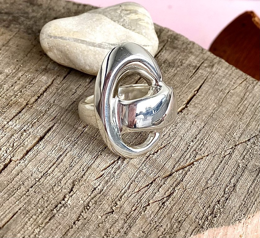 Srebrni prsten „Marry Chain“ P208