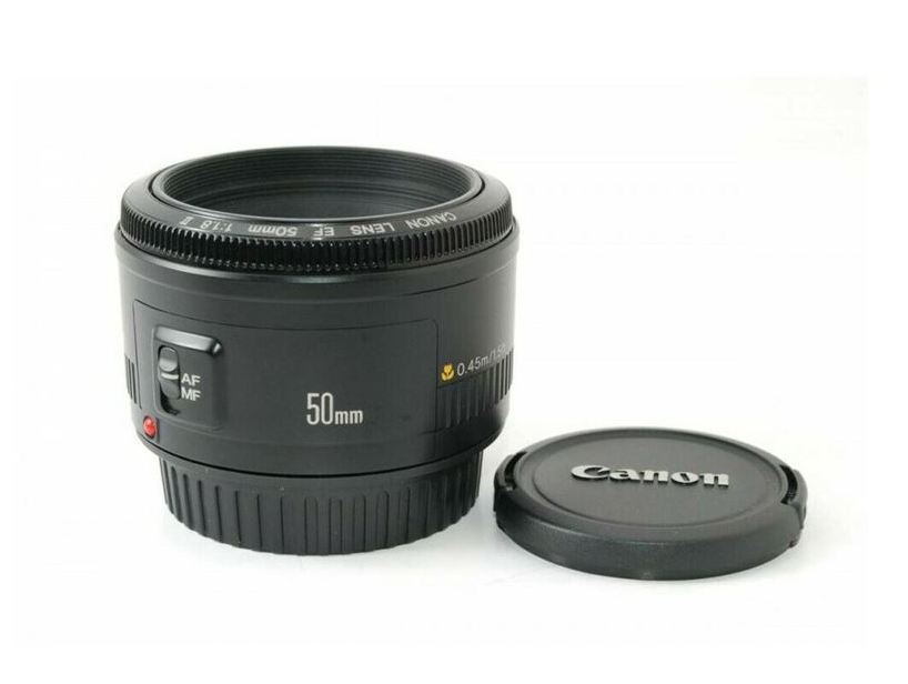 Canon EF 50mm f/1.8 II Lens + UV Filter