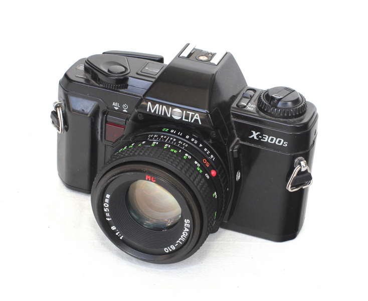 Minolta X-300s + Seagull MC 50mm f/1.8 MD