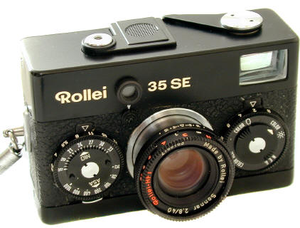 ROLLEI 35 SE BLACK FILM CAMERA 40MM F/2.8