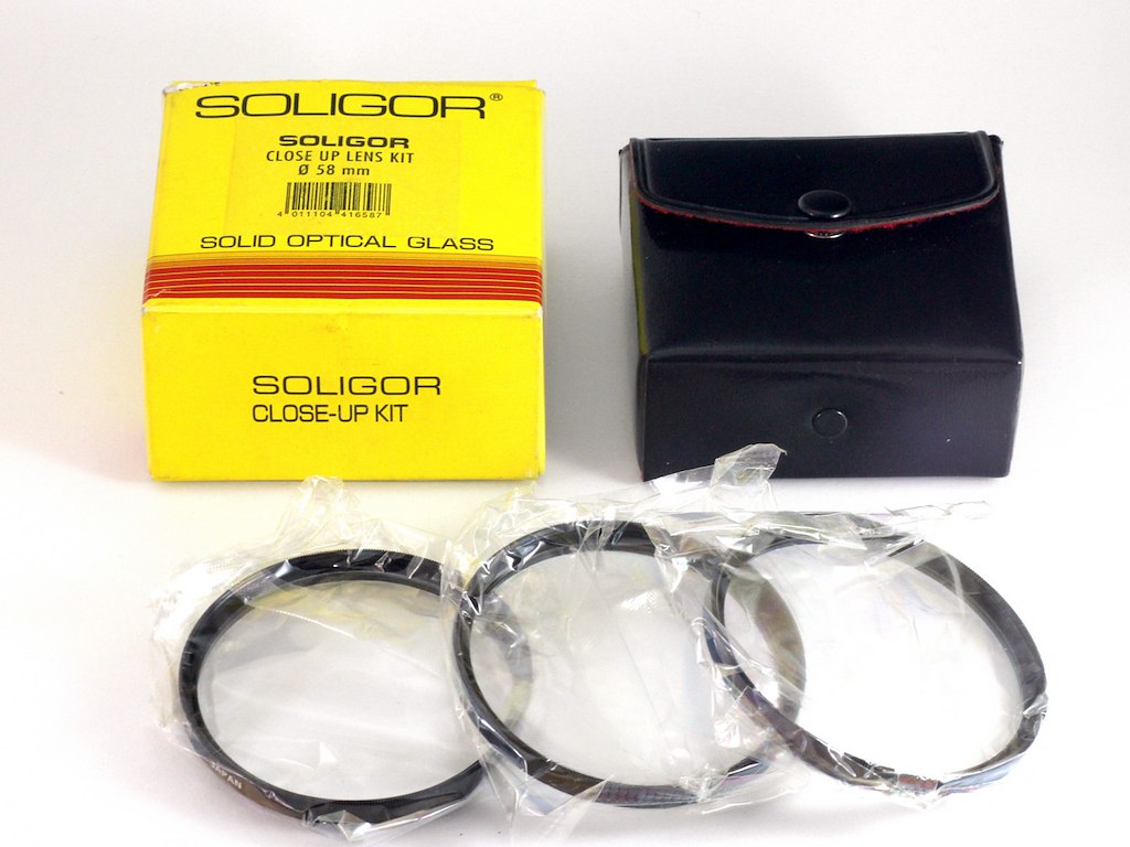 Soligor Close Up kit 58mm +1, +2, +3