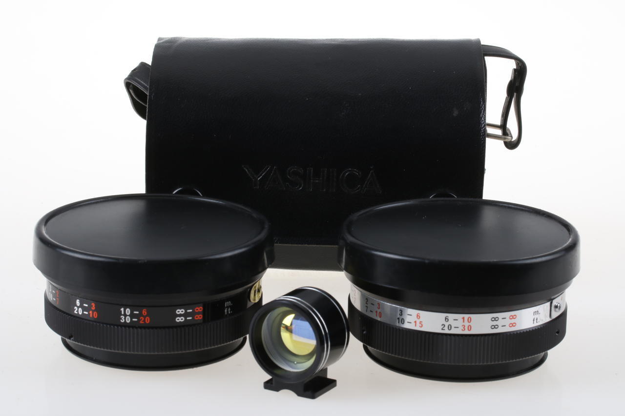 YASHICA GSN YASHIKOR AUX WIDE ANGLE + TELE PHOTO + ZUHER