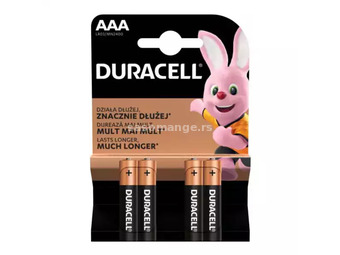 Baterija Duracell Basic LR3 AAA (pak 4 kom), nepunjiva