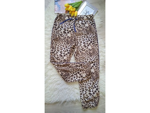 H&;M LEOPARD PANTALONE VEL 152