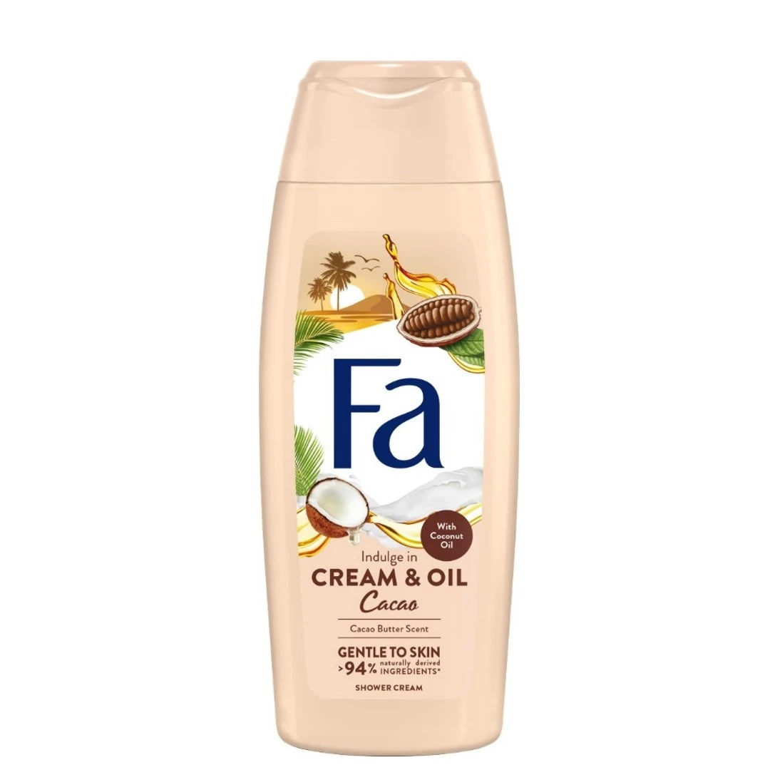 FA GEL W.400ML CREAM&OIL CACAO