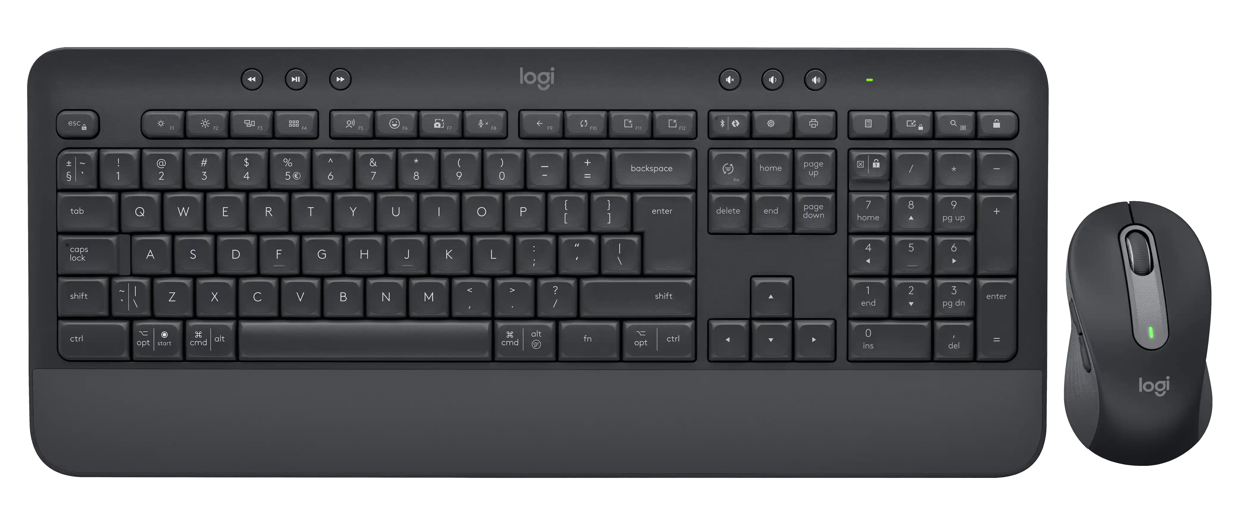 Bežična tastatura + miš Logitech MK650 US Crna