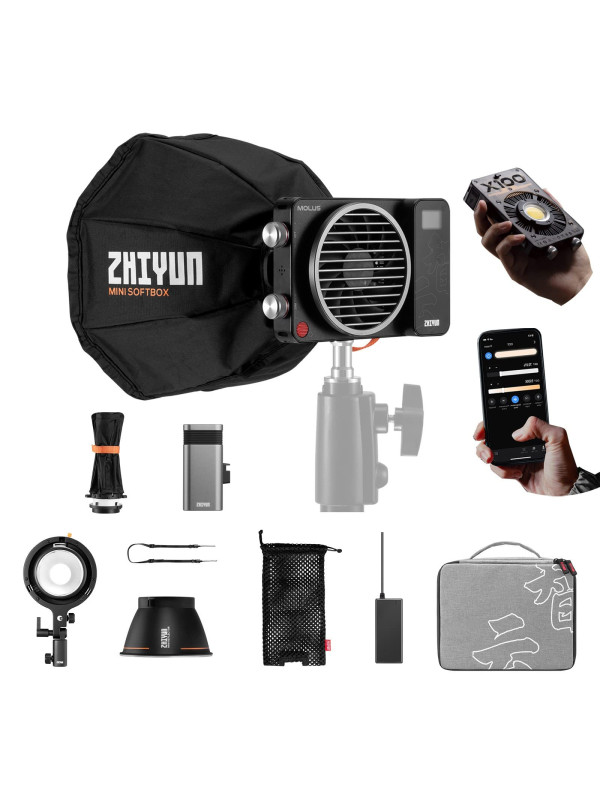 ZHIYUN LED SVETLO MOLUS X100 BLACK PRO