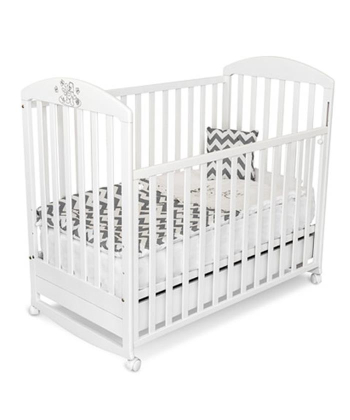 Bebi snovi KIKI krevetac za bebe sa klackalicom - Beli