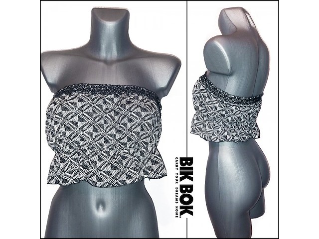 Bik Bok boho crop top M