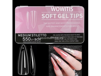 Gel tipse Badem Stiletto 550 kom